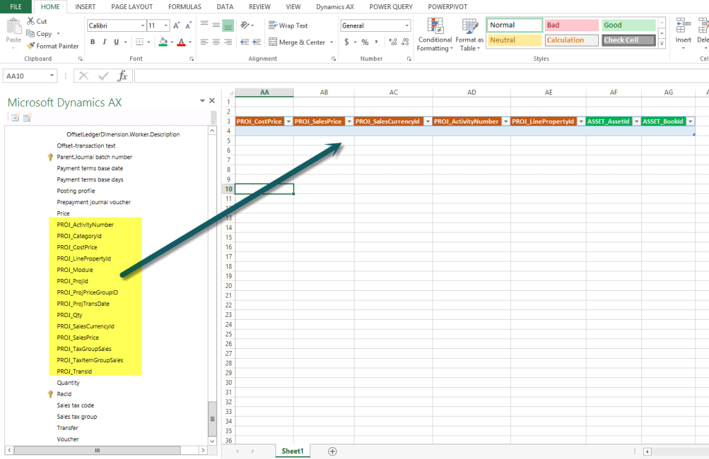 Excel add-in enhancements (2) | Microsoft BizApps Finance & Controlling