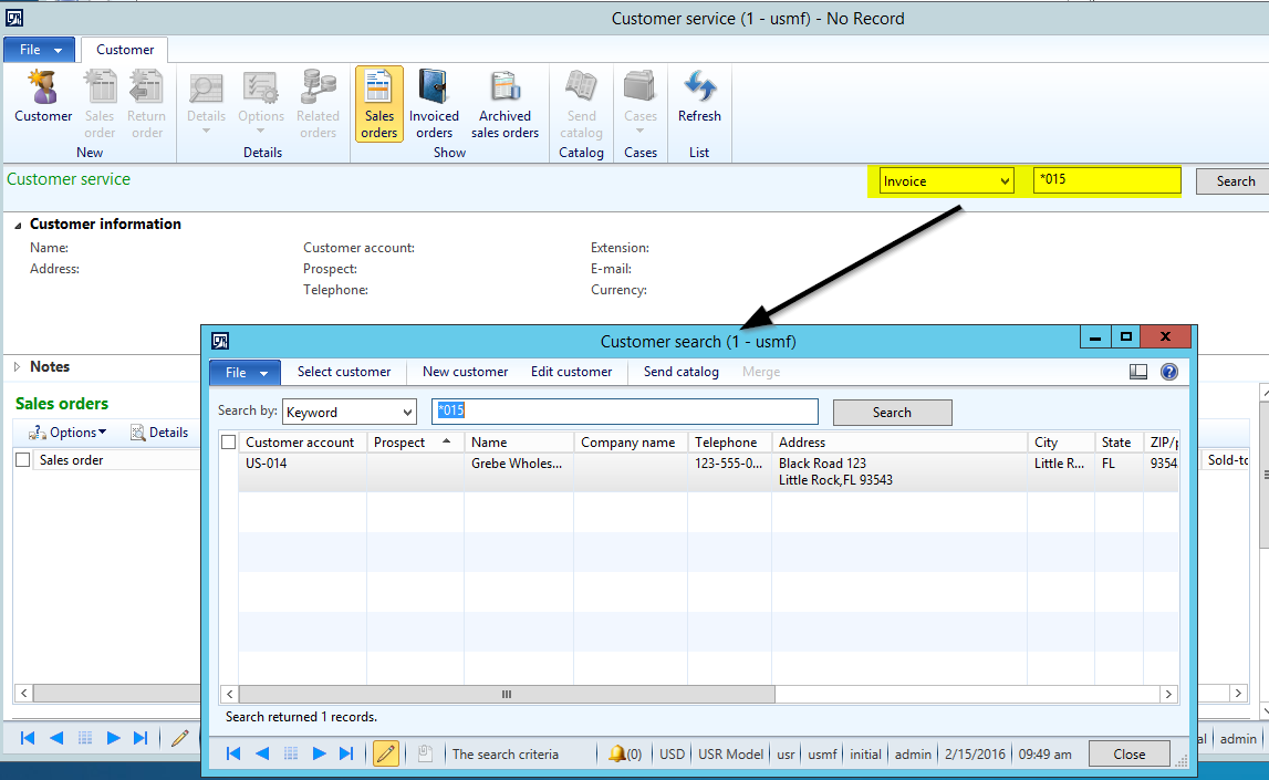 Invoice search AX2012 vs. AX7 (Part 1) | Microsoft BizApps Finance ...
